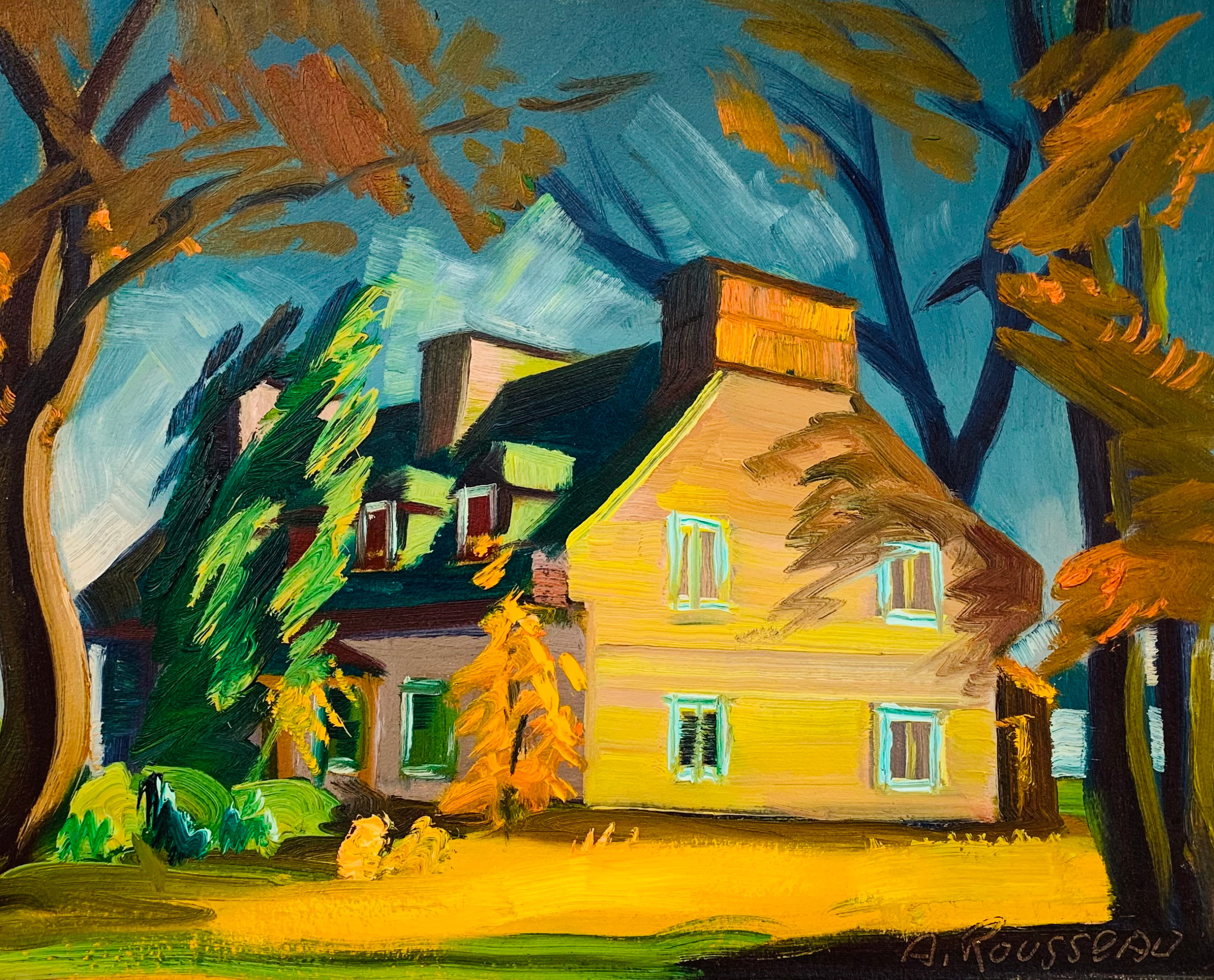 Albert Rousseau | Sur la Côte de Beaupré | Canadian Fine Art Online