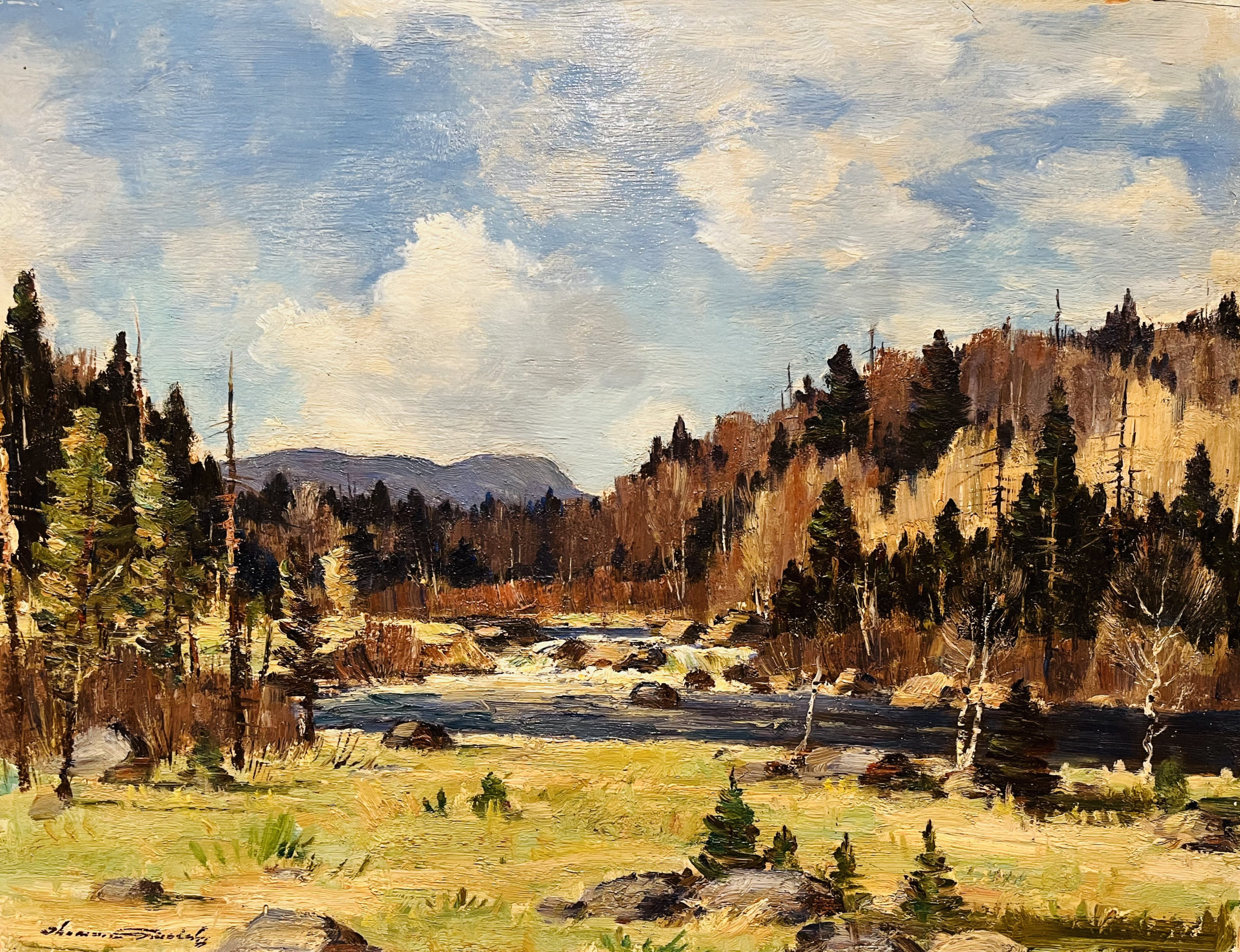 Thomas Hilton Garside | Untitled summer landscape | Canadian Fine Art ...