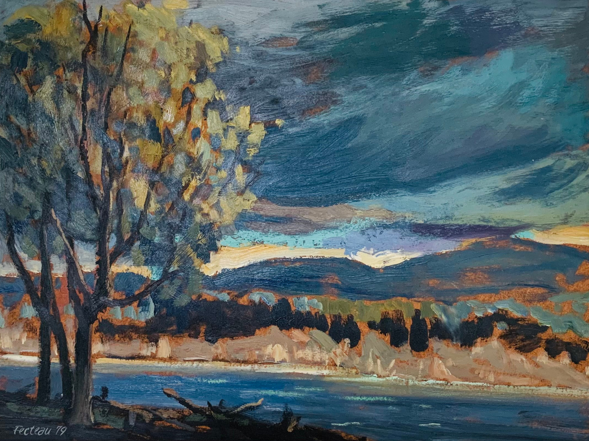 Marcel Fecteau | L'orage | Canadian Fine Art Online