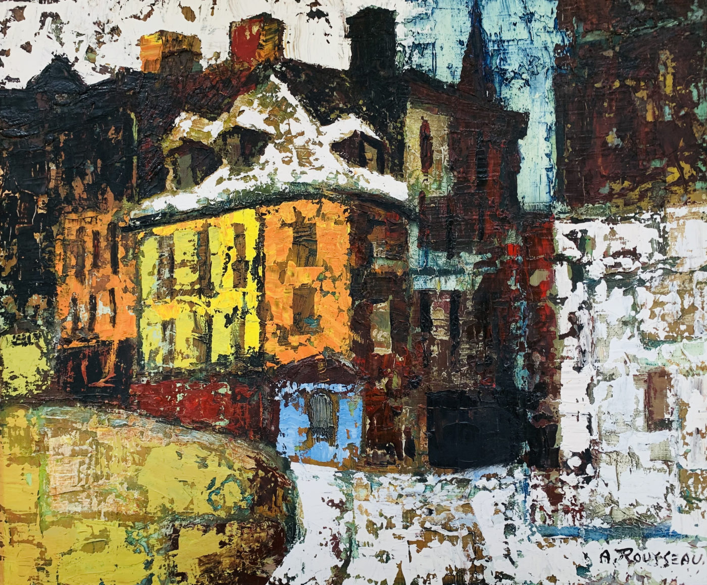 Albert Rousseau | Côte de la Montagne, Québec | Canadian Fine Art Online