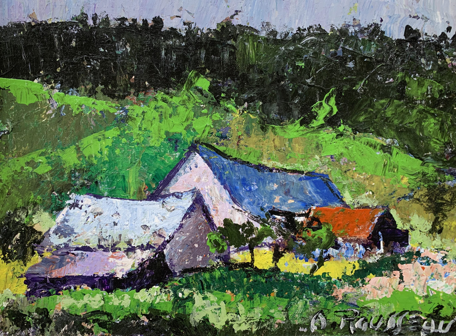 Albert Rousseau | Port au Persil | Canadian Fine Art Online