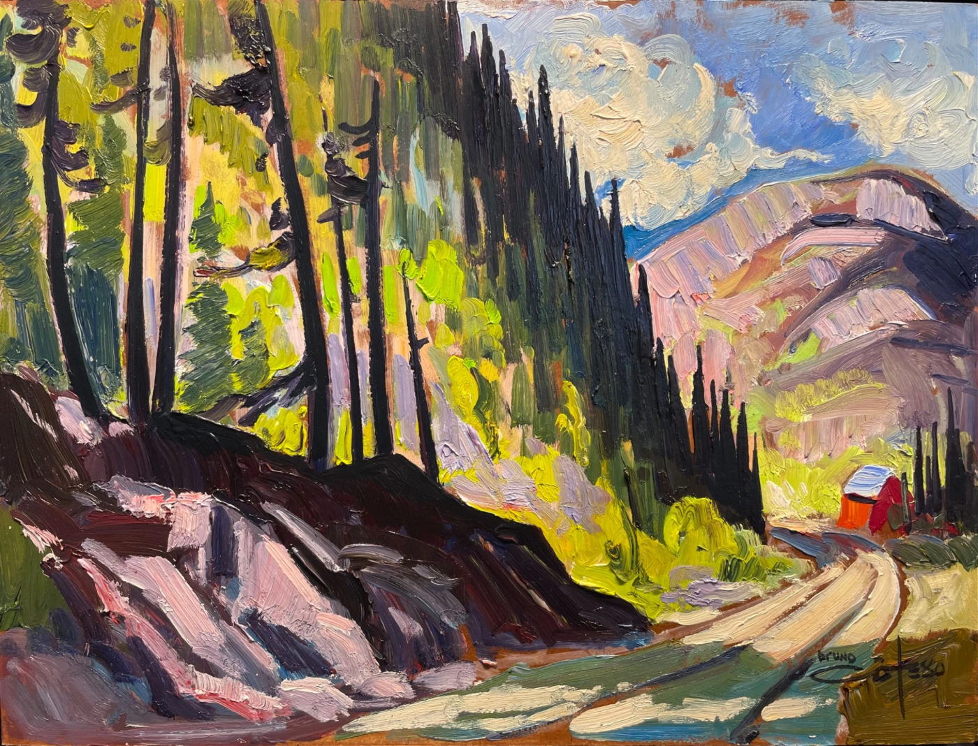 Bruno Cote | St-Urbain | Canadian Fine Art Online