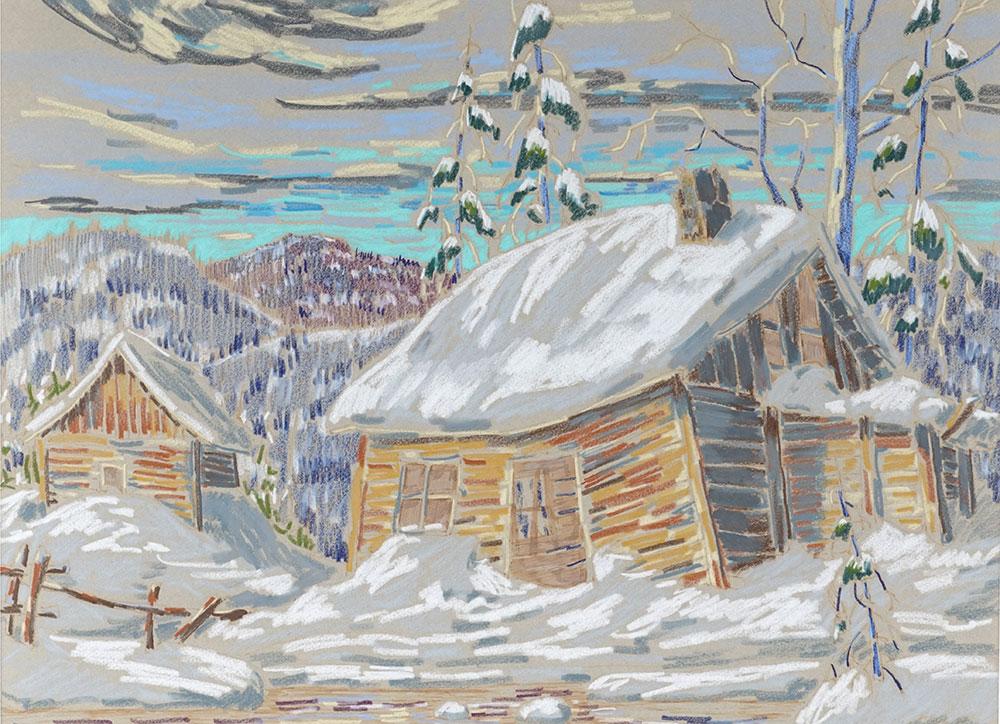 Vladimir Horik | Cabane a Trappeur | Canadian Fine Art Online