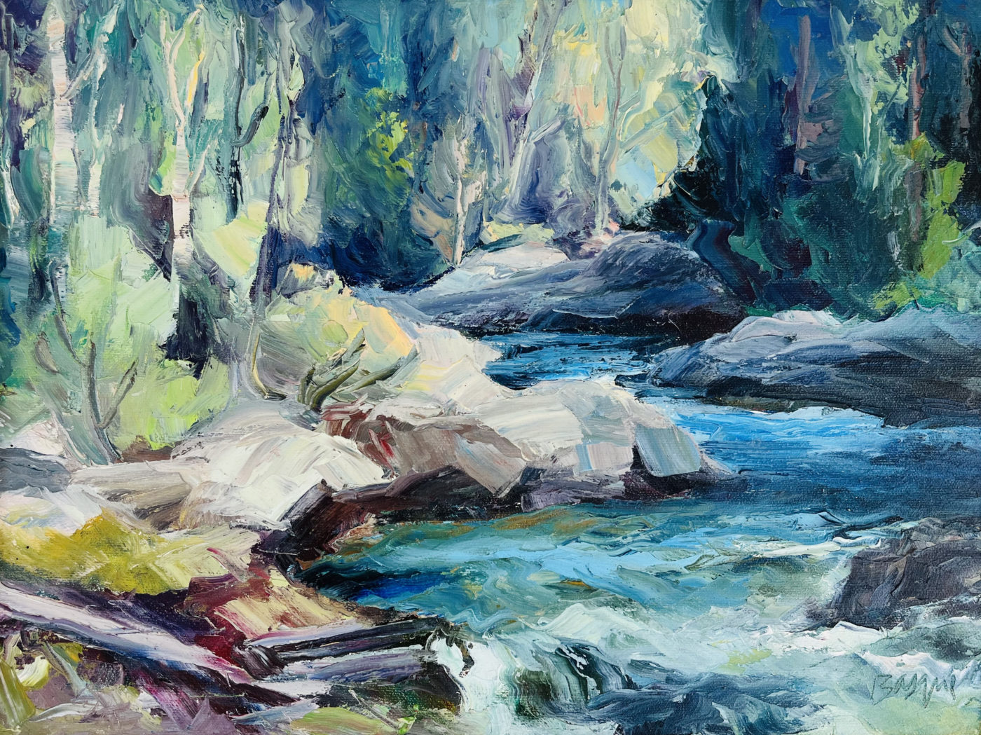 Leonard Basque | Fraicheur des Sous Bois | Canadian Fine Art Online