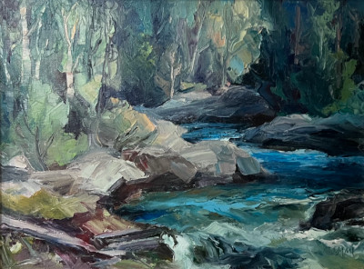 Leonard Basque | Fraicheur des Sous Bois | Canadian Fine Art Online