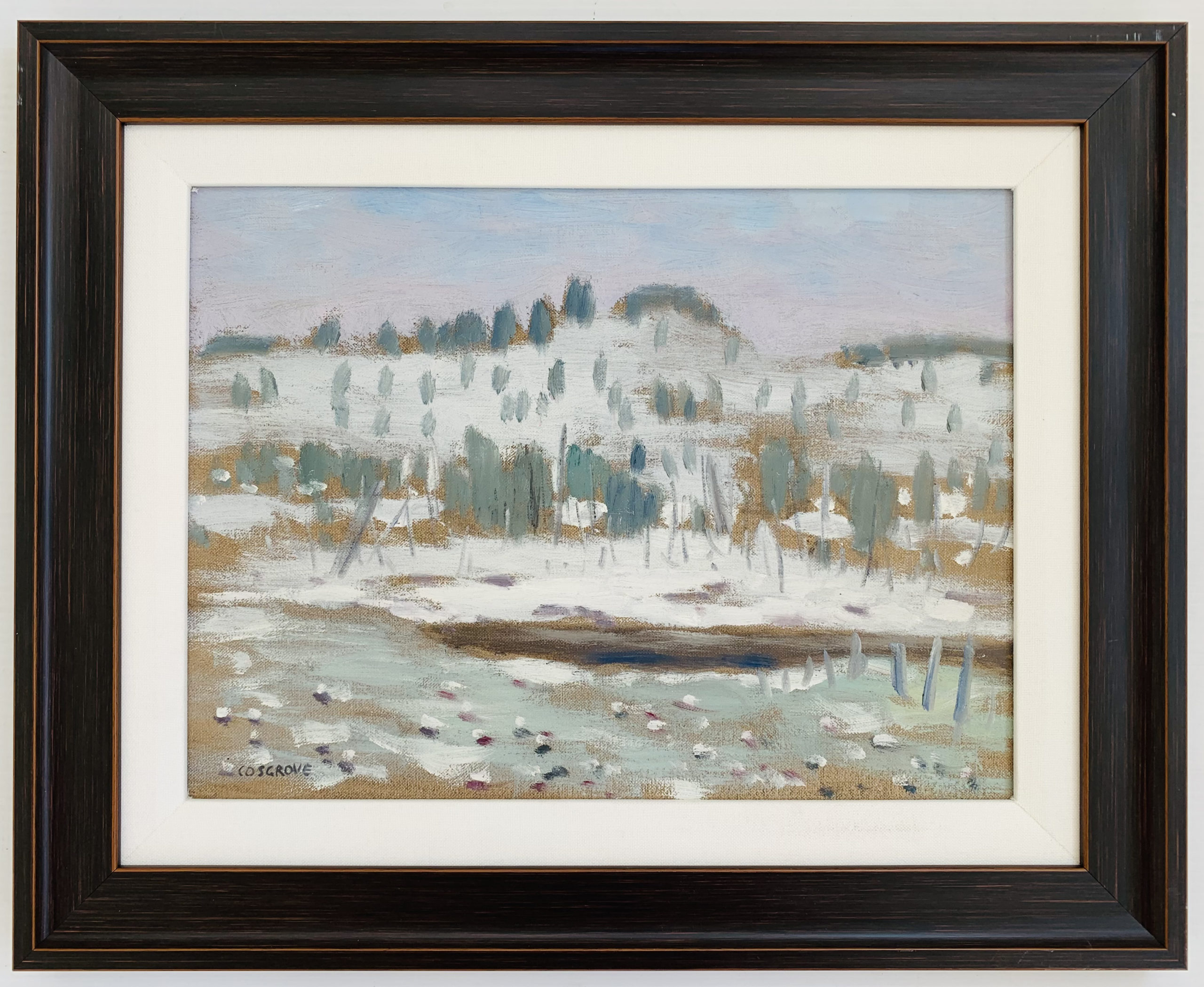 Stanley Cosgrove | Untitled winter landscape | Canadian Fine Art Online
