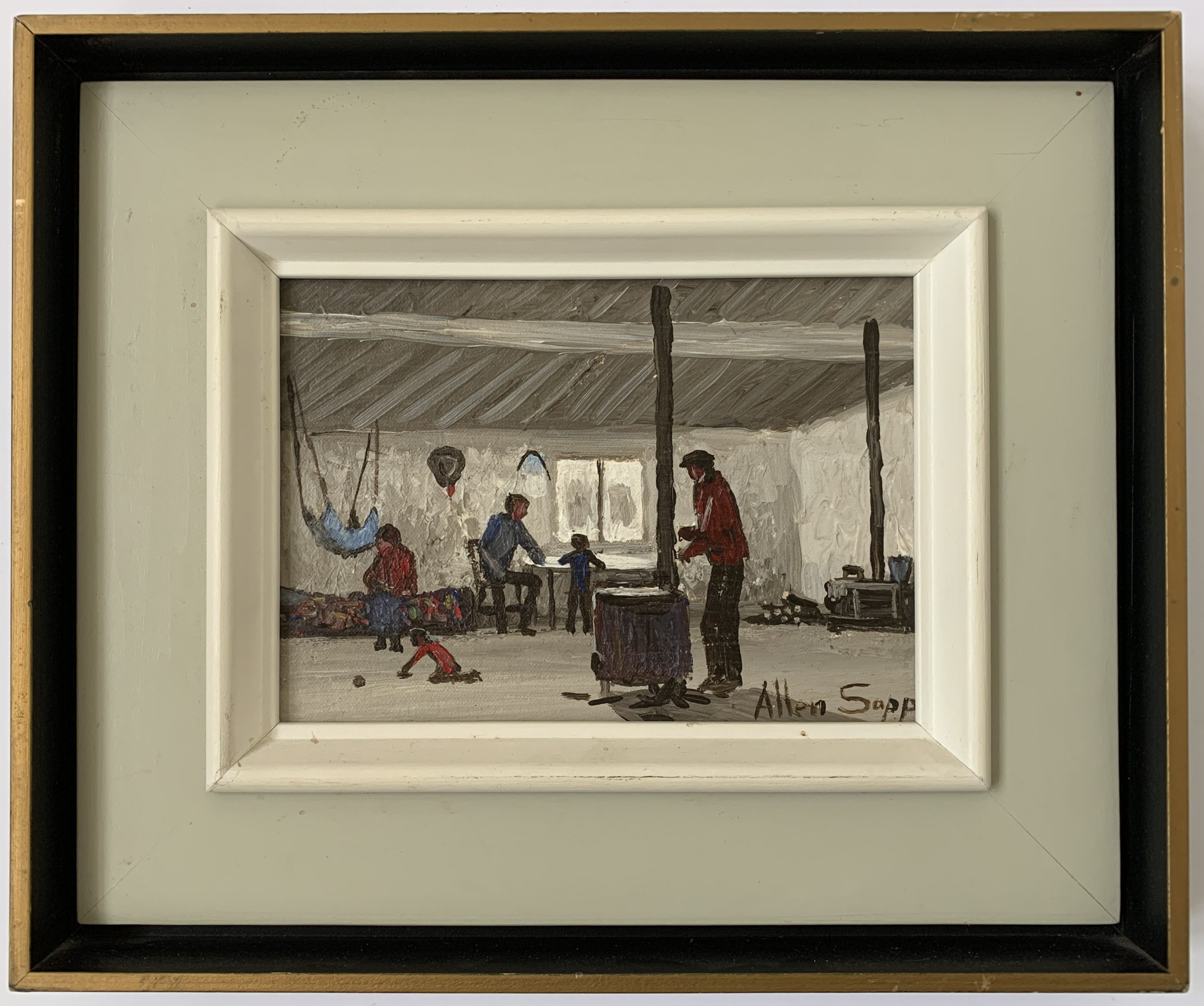 Allen Sapp | Untitled | Canadian Fine Art Online